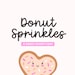 Donut Sprinkles Script Font | Cute Handwritten Style for Invitations ...