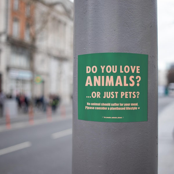 Vegan Sticker - Etsy