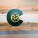 CSU Colorado Flag Wall Art Colorado State University Rams | Etsy