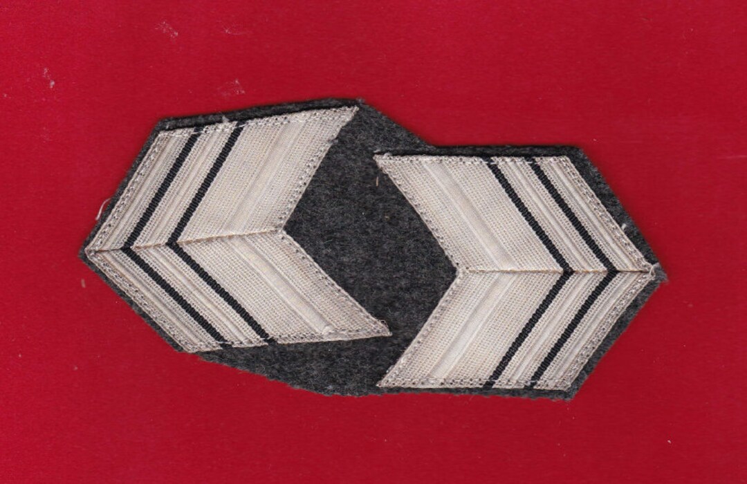 Chevrons for MVSN 1st Caposquadra, on Green-gray Wool. - Etsy