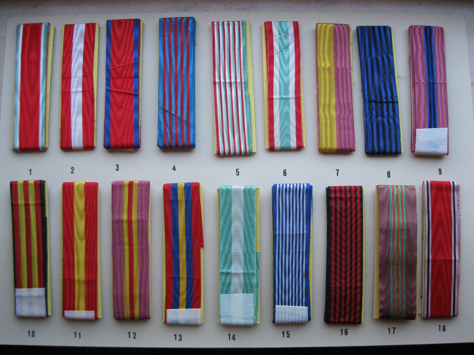 Medal Ribbons, 1891 1945: Eritrea, Spanish Civil War, March on Rome and ...