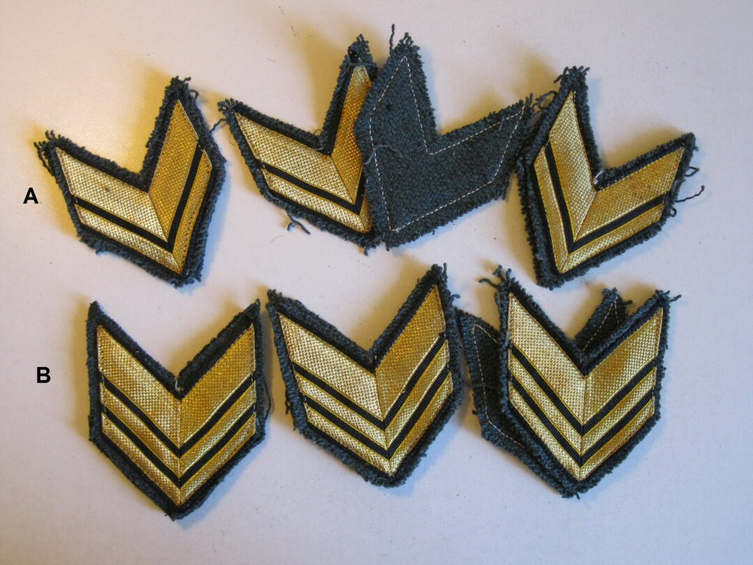 6 Pairs of Arm Ranks: 3 for Italian Army Sergeant and 3 for Sergeant ...