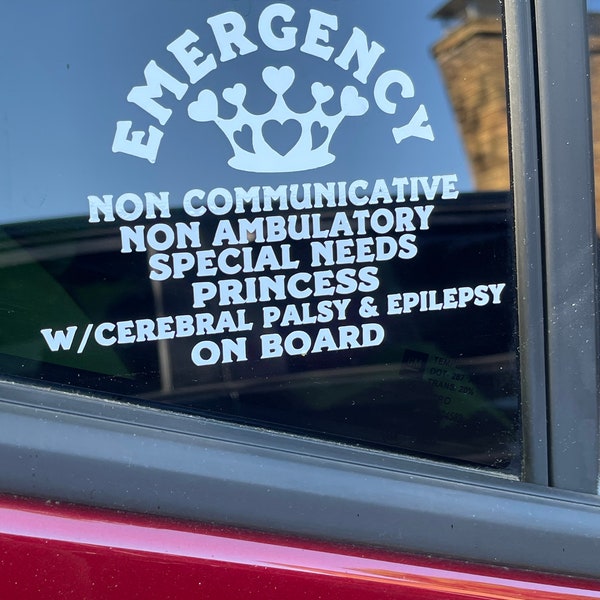 Special Needs Decals - Etsy