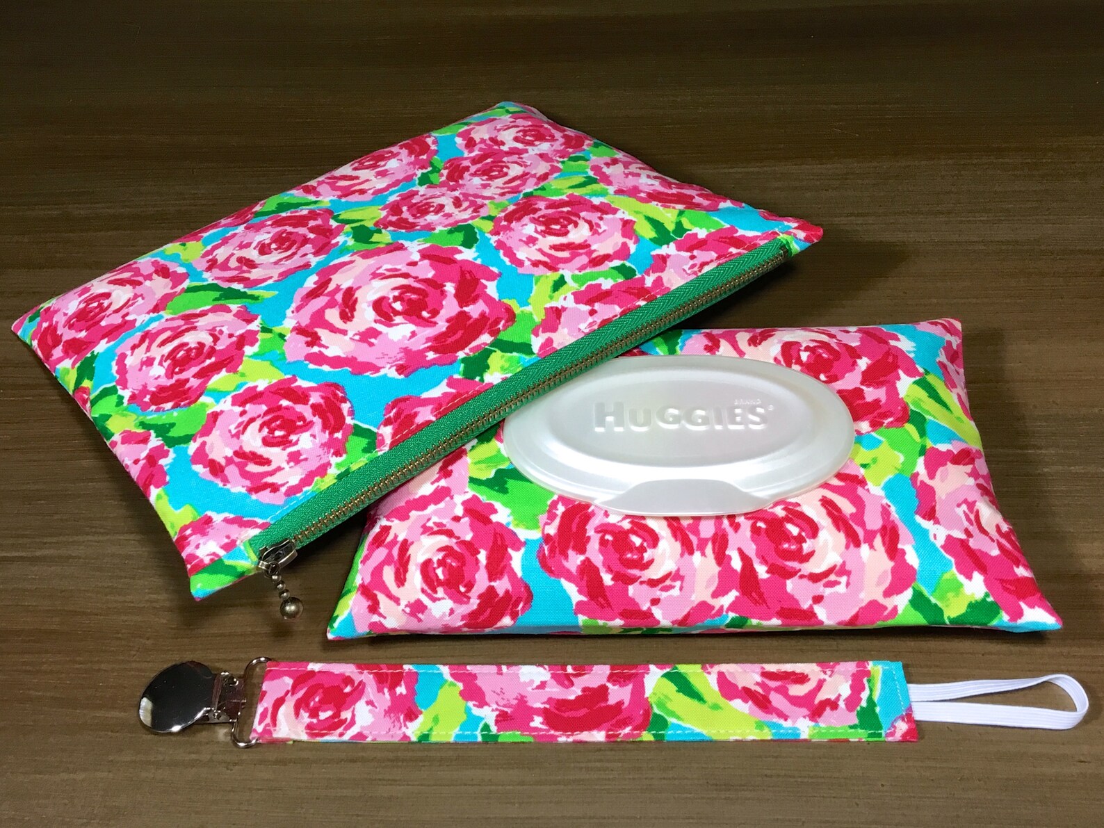 Packed Pink Roses Wipe Case Wipes Case Wipes Holder Wipes | Etsy