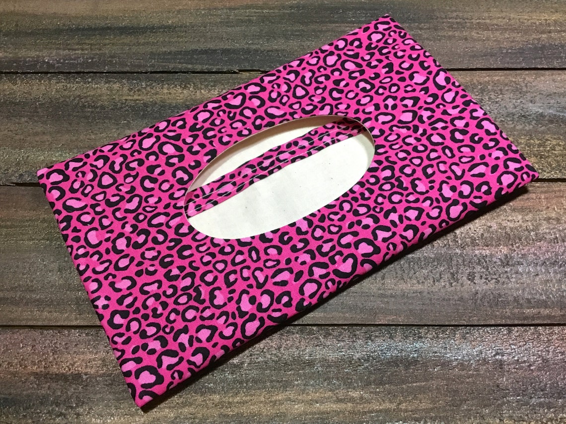 Pink Leopard Print Wipe Case / Travel Wipes Case / Wipes Case | Etsy