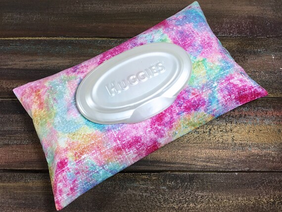 Water Color Blend Print Wipe Case / Travel Wipes Case / Wipes - Etsy