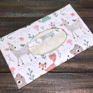 Nursery Woodland Print Wipe Case / Travel Wipes Case / Wipes Cover ...