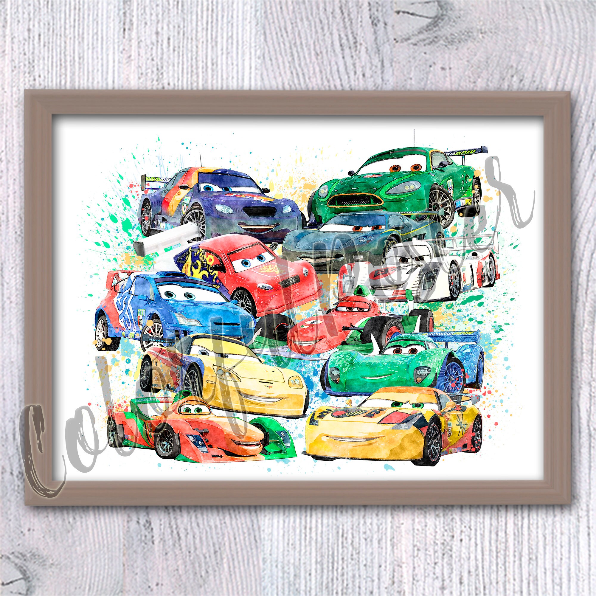 Disney Cars Poster