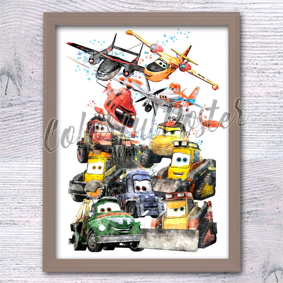 Disney Planes Fire And Rescue Poster Happy Official 11th Anniversary