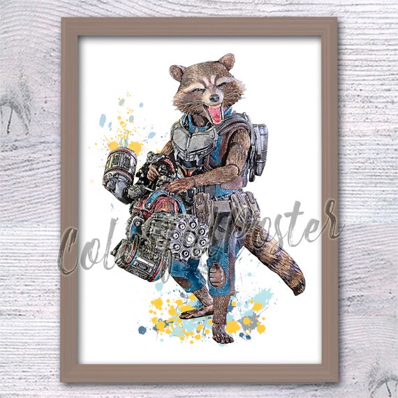 Rocket Guardians Of The Galaxy Poster