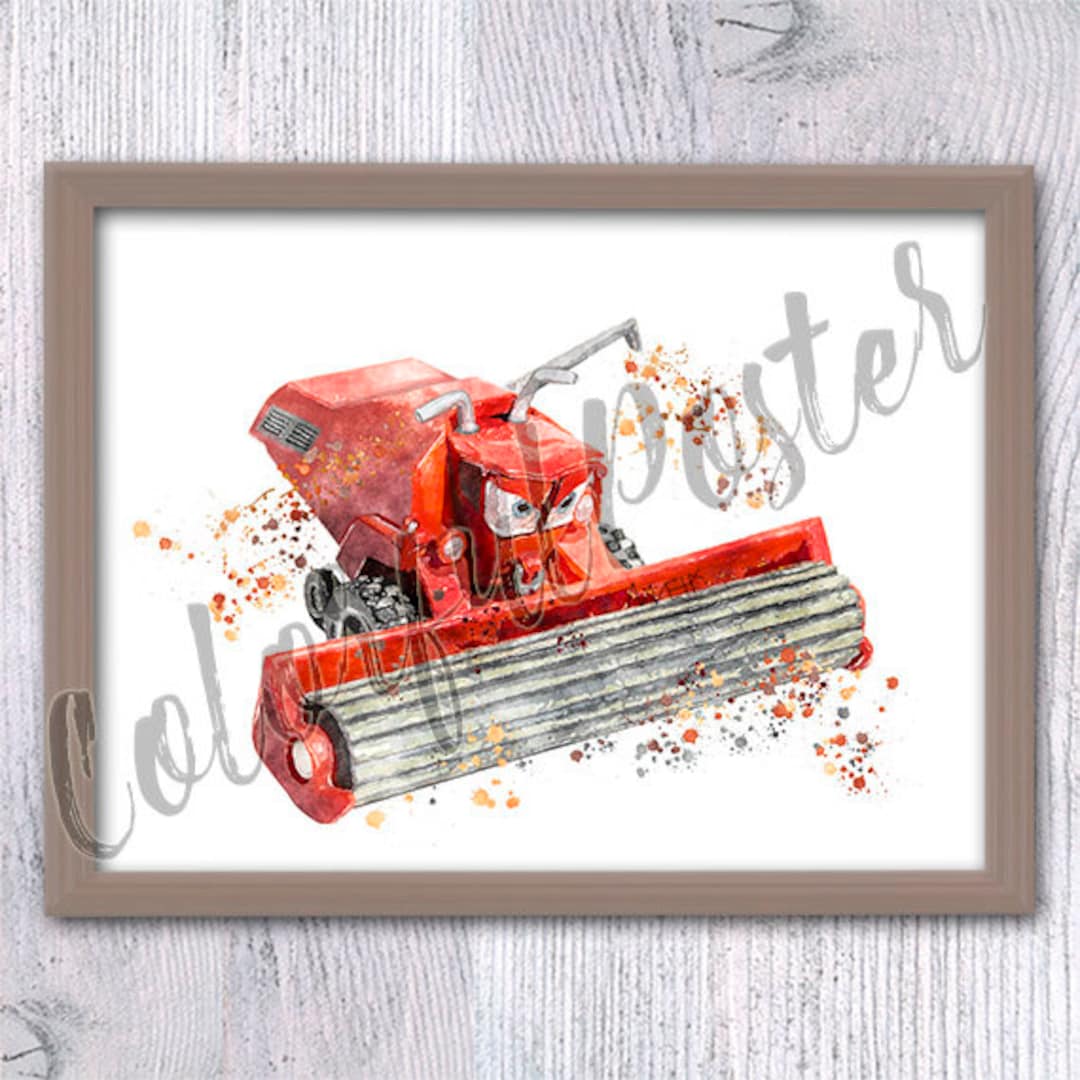Cars Frank Cars Poster Frank Print Wall Decor Kids Room Art Playroom ...