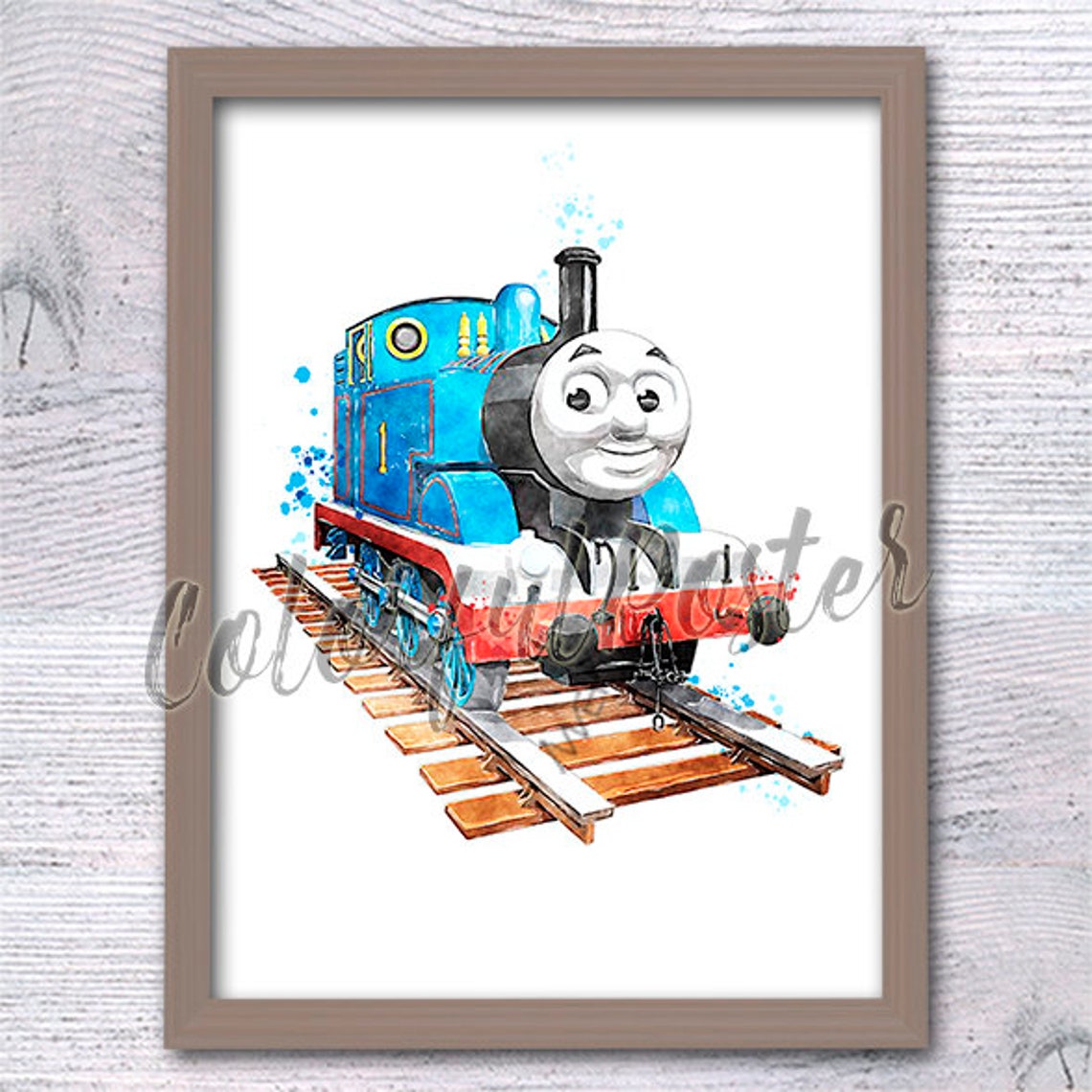 Thomas the Train Print Thomas and Friends Poster Thomas the - Etsy