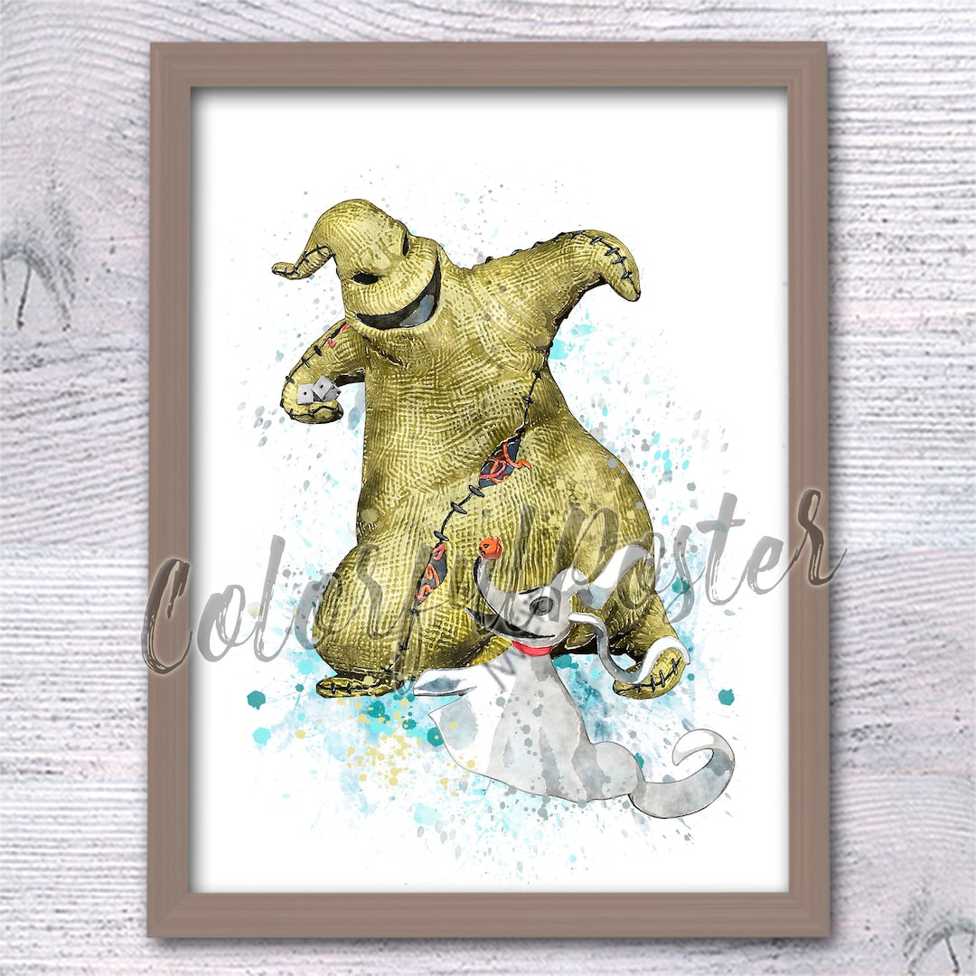 Nightmare Before Christmas Inspired Poster Oogie Boogie Print Wall ...