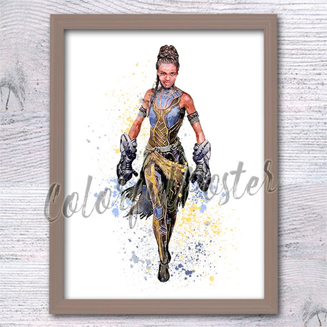 Shuri Print Shuri Poster Comics Decor Black Panther Art Superhero Print Wakanda Poster Gift for ...