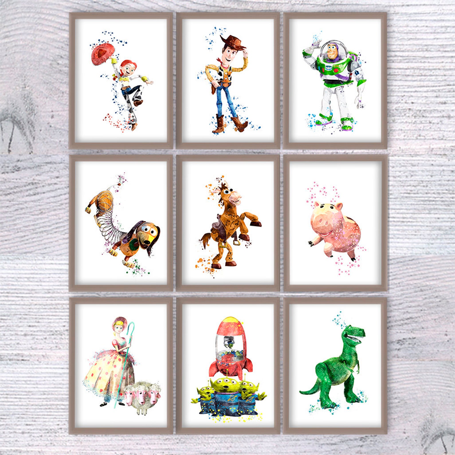 Toy Story Poster Set of 9 Toy Story Print Toy Story Decor - Etsy