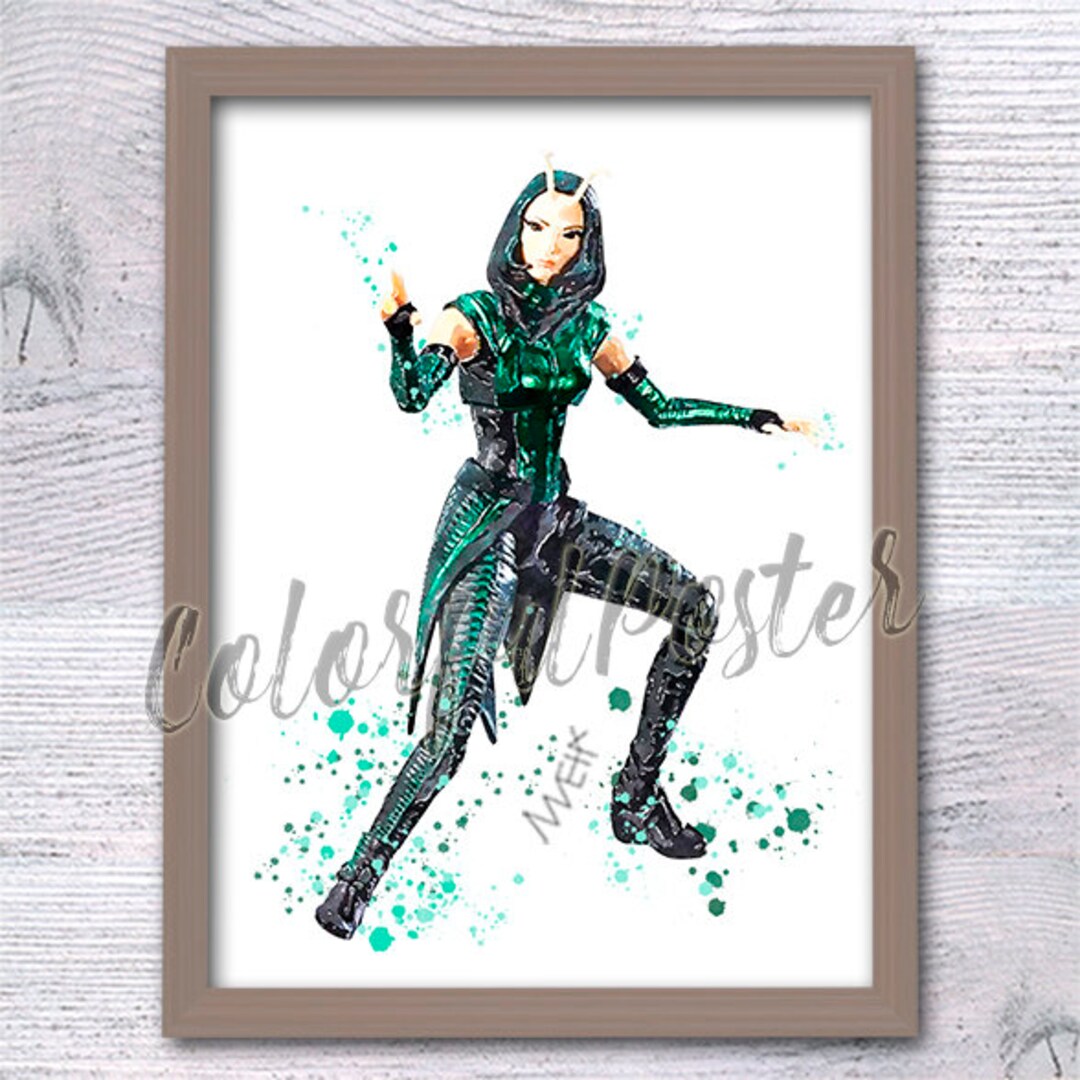 Mantis Poster Mantis Superhero Avengers Print Marvel Wall Decor ...