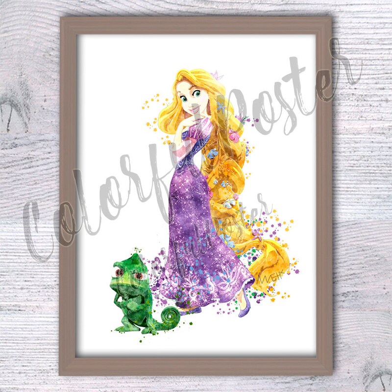 Rapunzel Art Print - Etsy