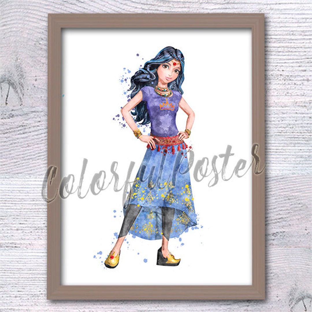 Descendants Evie Evil Queen Daughter Descendants Wall Decor Descendants ...