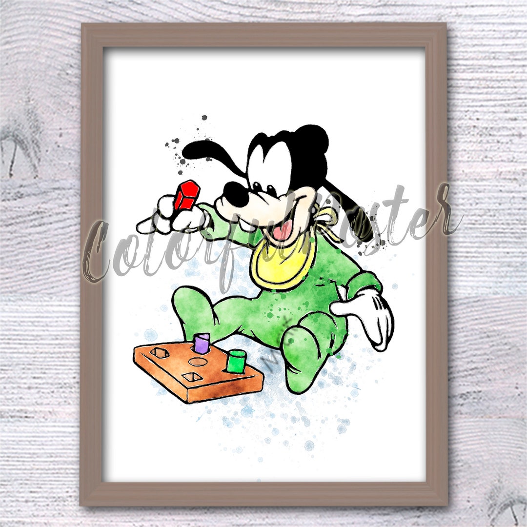 Goofy Print Goofy Poster Goofy Wall Decor Disney Wall Decor Goofy ...