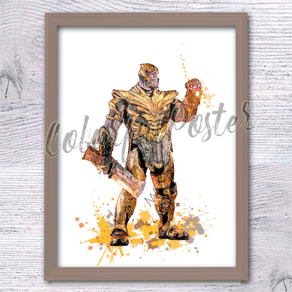 Guardians Of The Galaxy Thanos Poster Guardians Of The Galaxy Posters