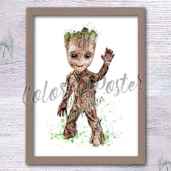 Groot Guardians Of The Galaxy Poster