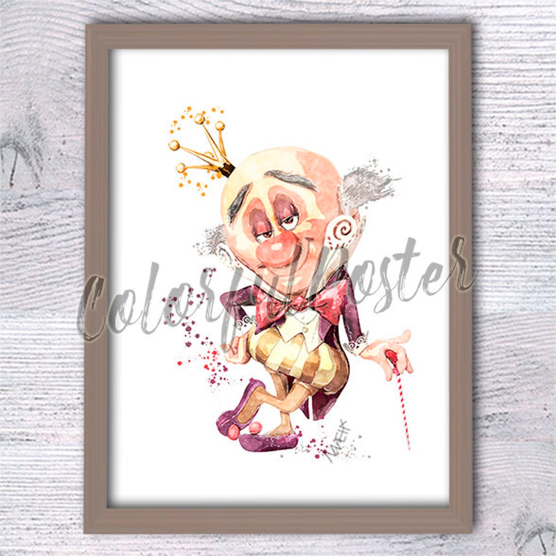 King Candy Turbo Print Wreck It Ralph Poster Wall Decor Kids Room Wall ...