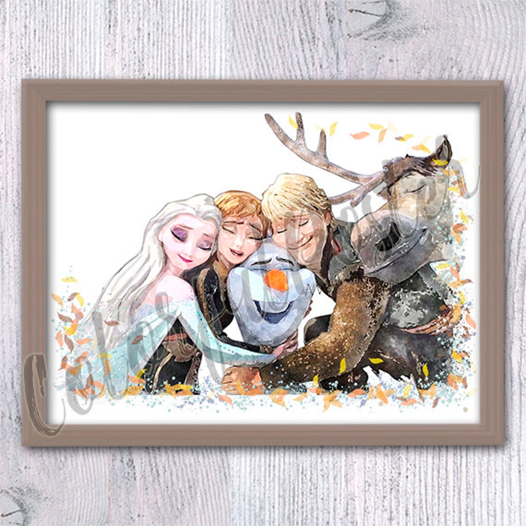 Frozen Kingdom Frozen 2 Happy Ending Frozen Print Wall Decor Nursery ...