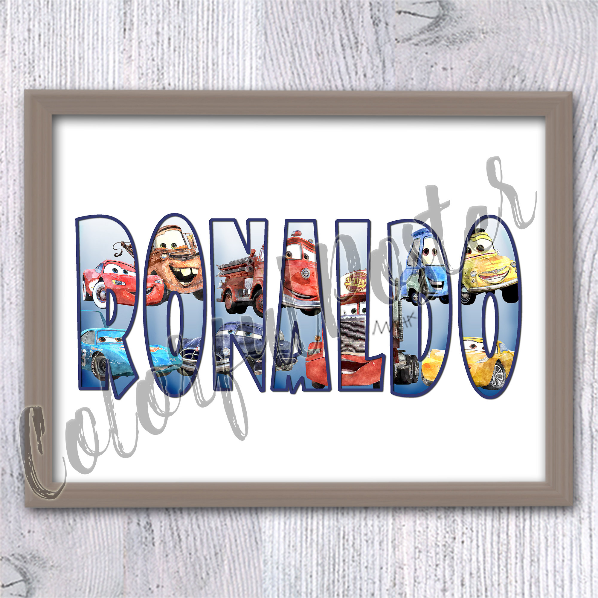 Cars Movie Characters Names