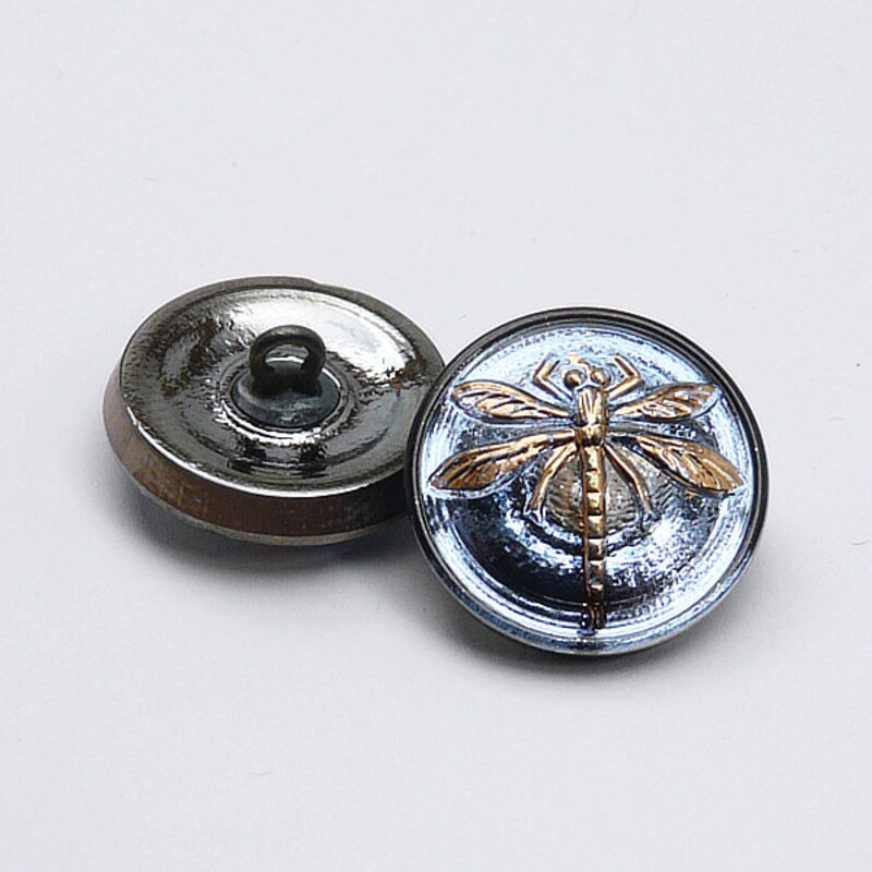 Glass Button - Etsy