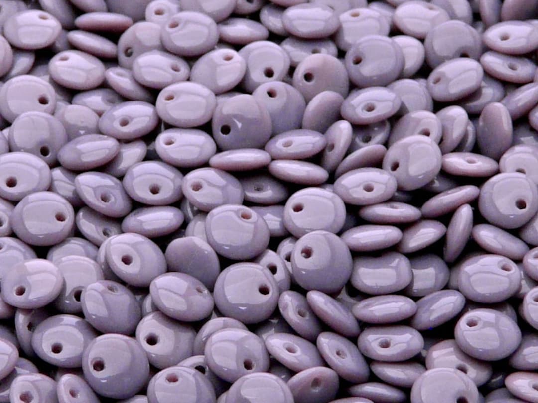 50pcs Czech Pressed Glass Lentil Beads 6mm Opaque Amethyst (B 03-19) - Etsy