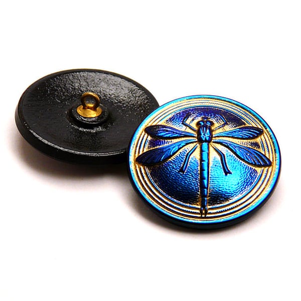 Czech Glass Buttons - Etsy