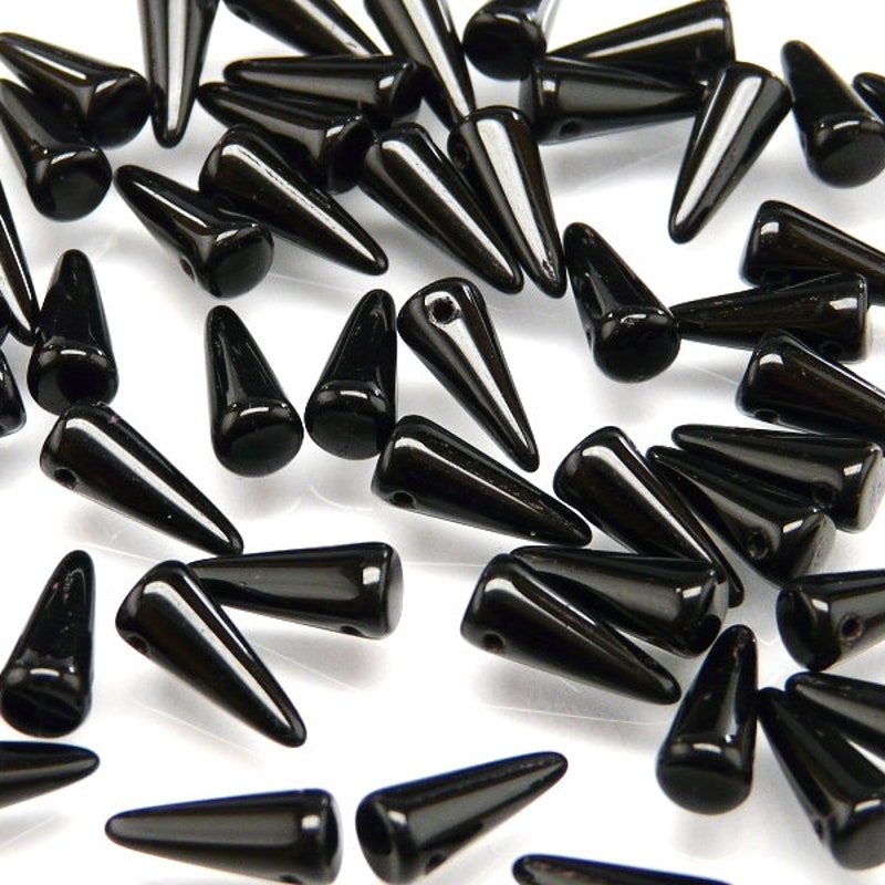 Glass Cone Beads - Etsy