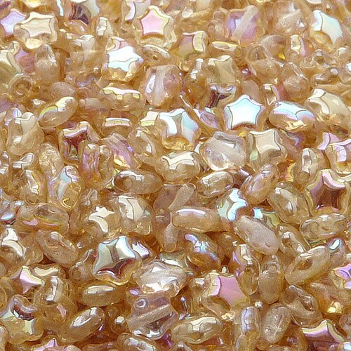 25pcs Czech Pressed Glass Star Beads 12mm Crystal Santander - Etsy