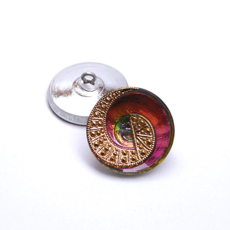 Glass Button - Etsy