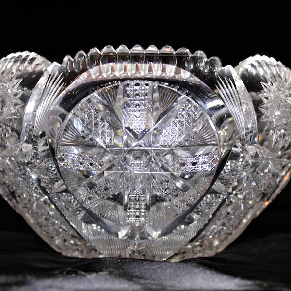 Antique Cut Glass Bowls - Etsy