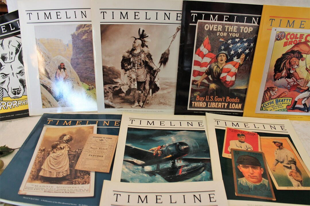 Collection of 11 Timeline Magazines A Publication of the - Etsy