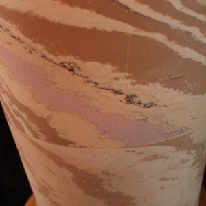 Vintage Dick Studley Handcrafted Pottery 22" Egyptian Paste Vessel ...
