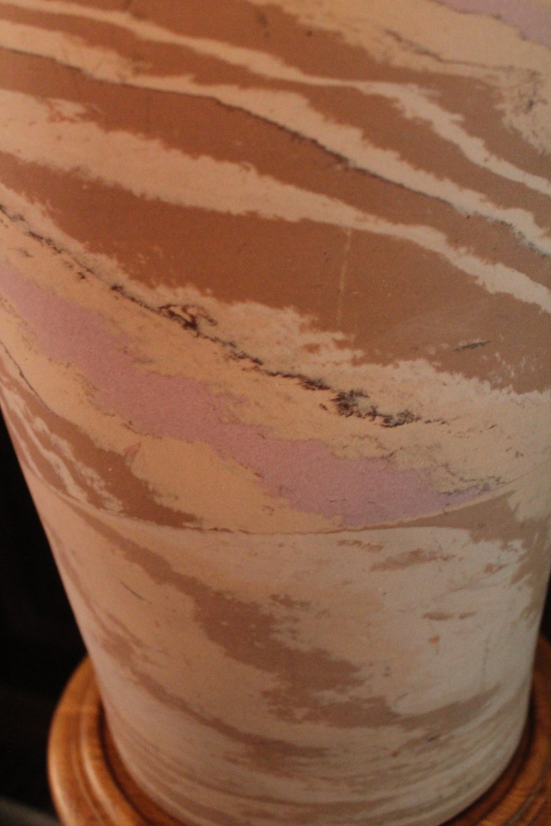 Vintage Dick Studley Handcrafted Pottery 22" Egyptian Paste Vessel ...