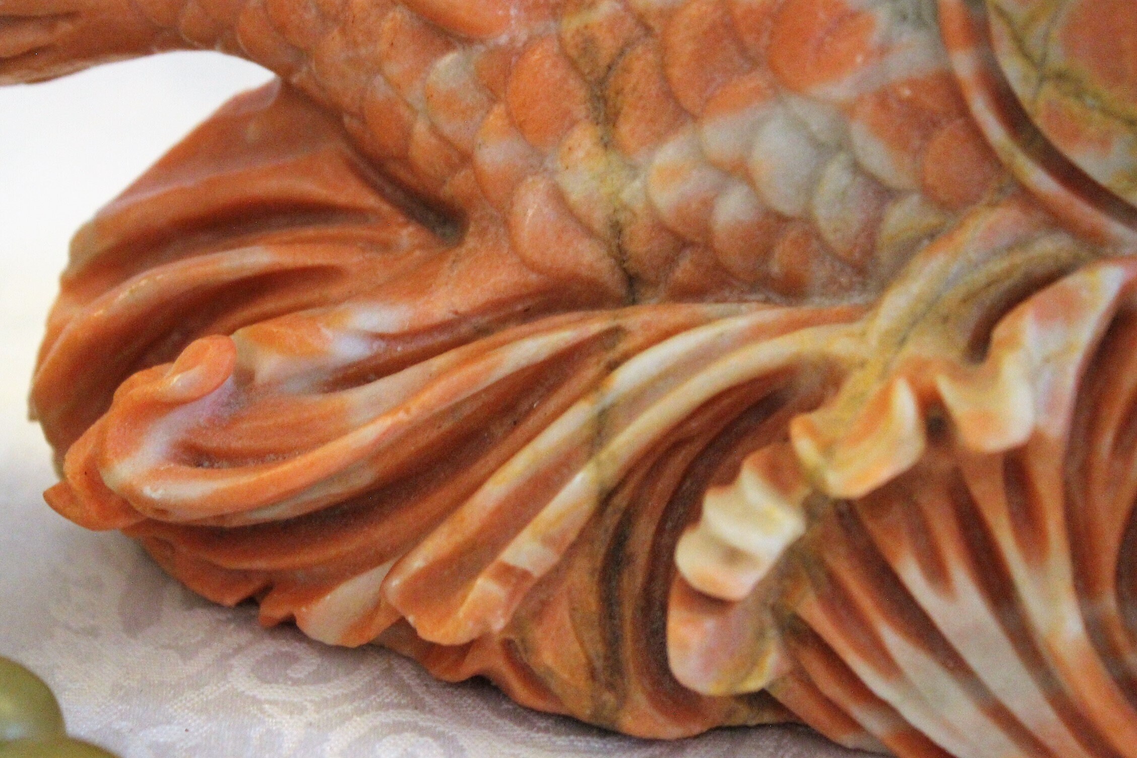 Vintage Chinese Shoushan Stone Carving of a Boy Riding a Carp | Etsy