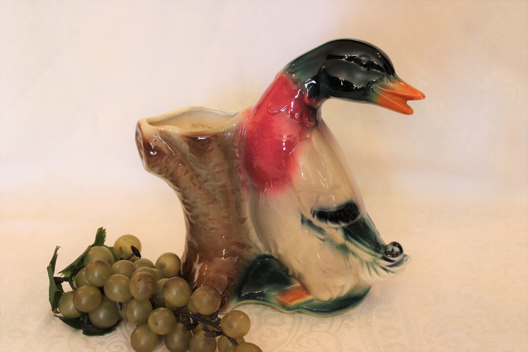 Beautiful Vintage Royal Copley Pottery 8 Mallard Duck & - Etsy