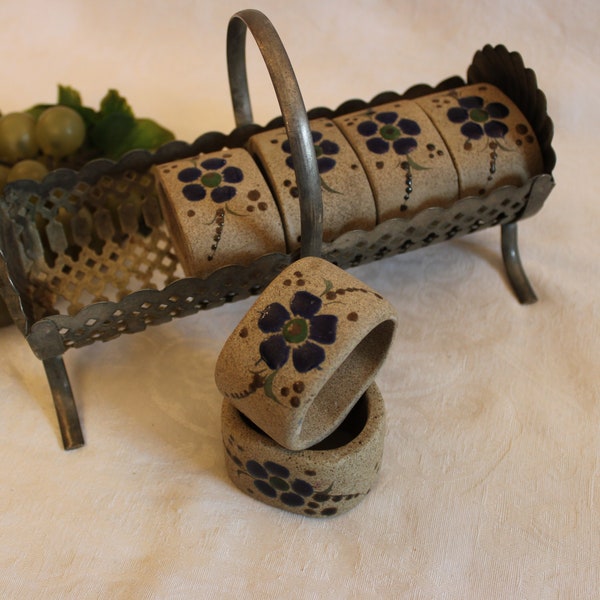 Pottery Napkin Rings - Etsy