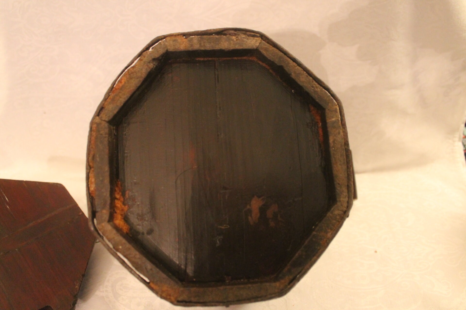 Antique Chinese Wooden Field Bucket or Tea Kettle Caddy With | Etsy