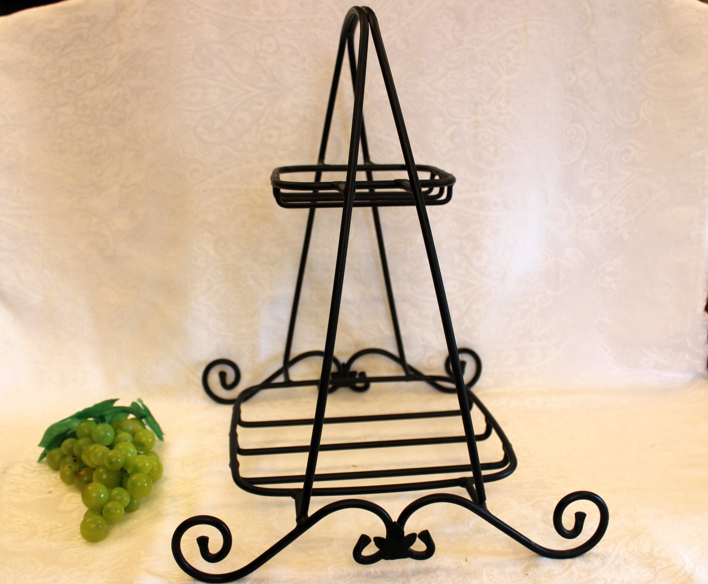 Longaberger Wrought Iron Tv Stand Longaberger Wrought Iron Three Tier