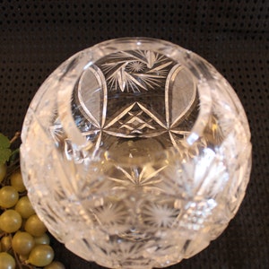 Avitra Cut Lead Crystal 6" Rose Bowl - Williamsburg Pattern With ...