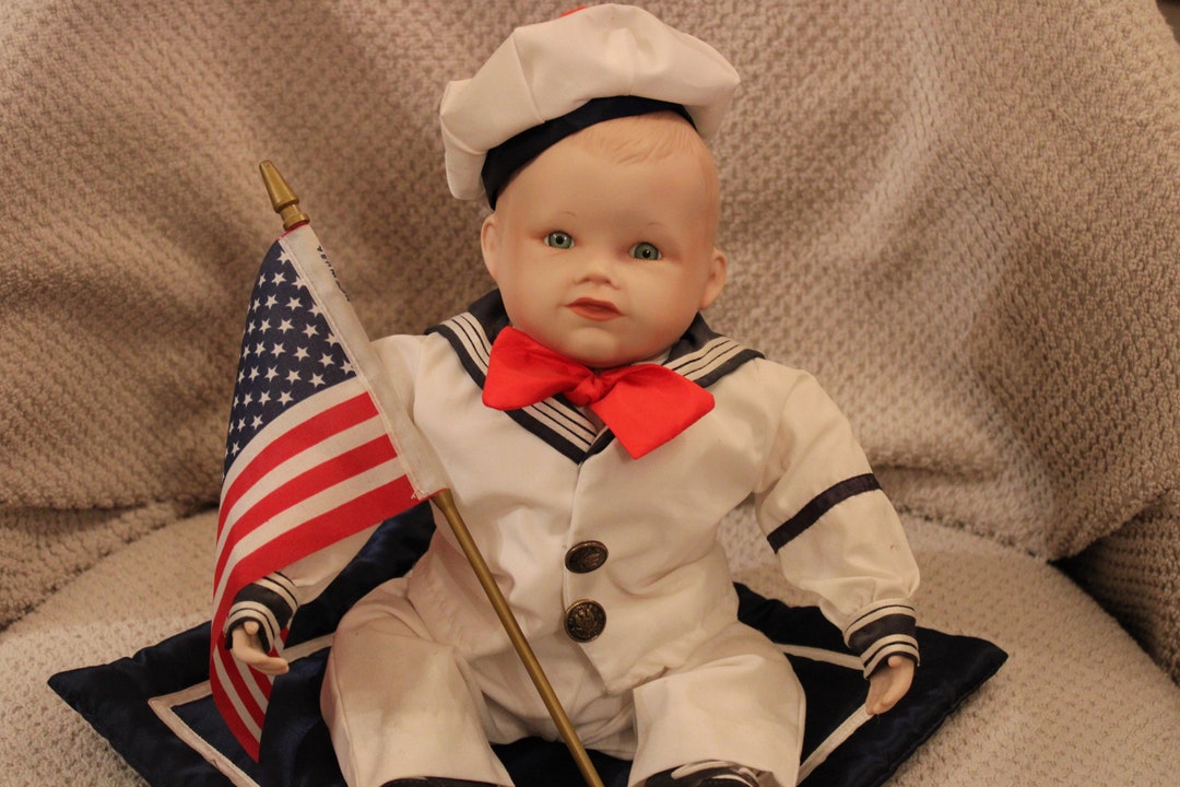 Vintage Yolanda Bello Sailor Porcelain Doll - Matthew, Picture Perfect ...