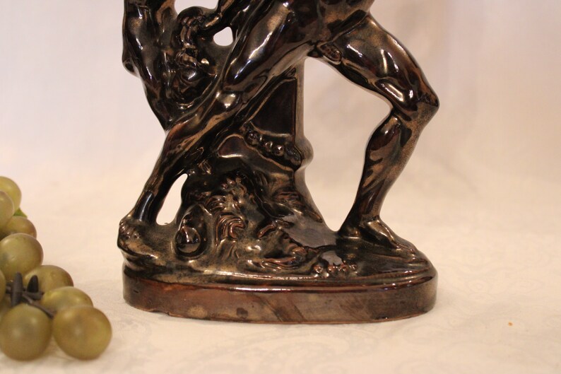 1974 Greek God Hercules Throwing Lichas Gare Ceramic - Etsy