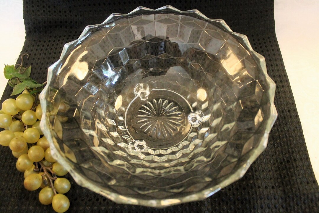 Indiana Glass Company Whitehall Pattern 10" Centerpiece Large Serving ...