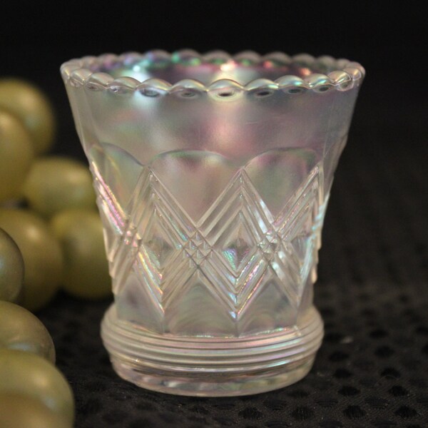 Imperial Carnival Glass Toothpick Holder - Etsy