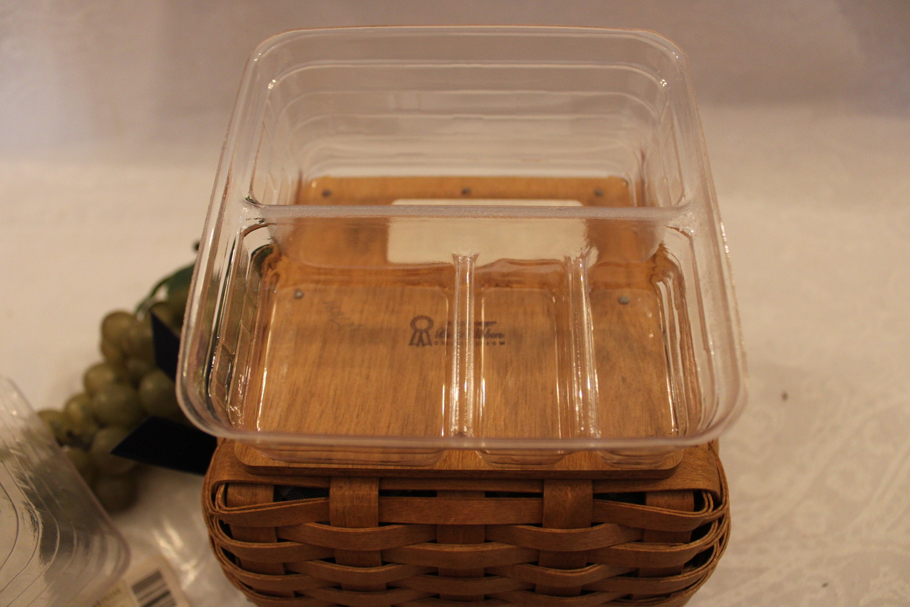 Longaberger Blue Ribbon Sewing or Mending Basket with Pin | Etsy