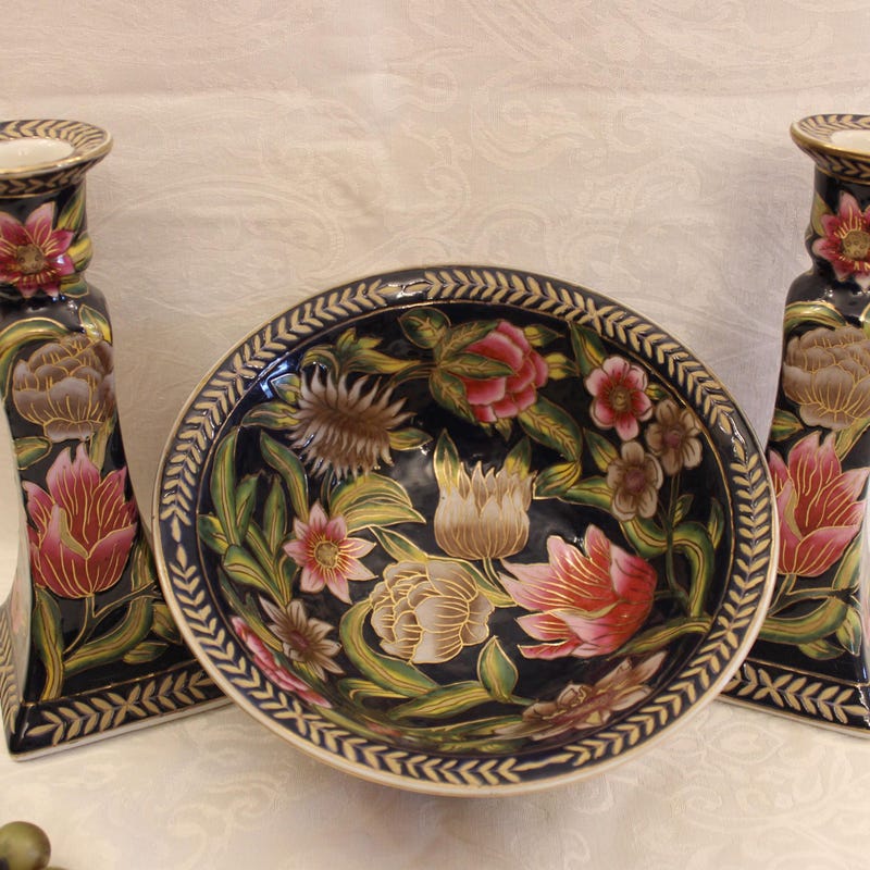 Cobalt Blue Console Bowl - Etsy